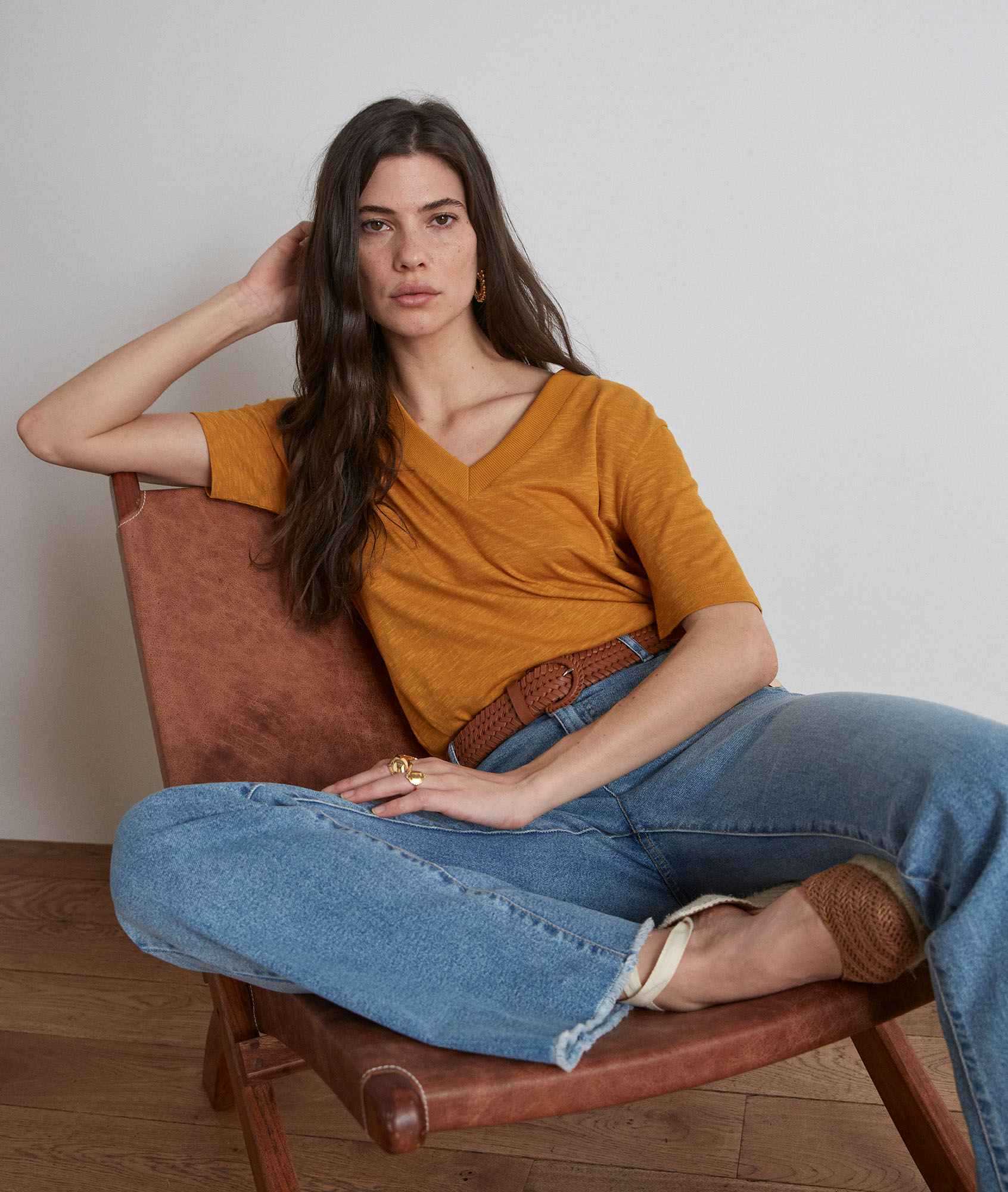 T-Shirt Corey Damen | GELB | Maison 123